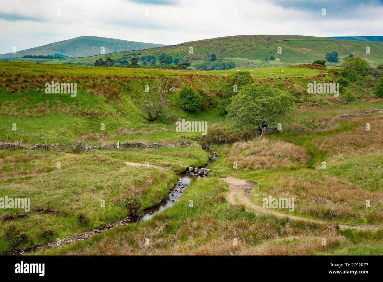 View towards Parlick Fell, Chipping, Preston, Lancashire, UK Stock ...