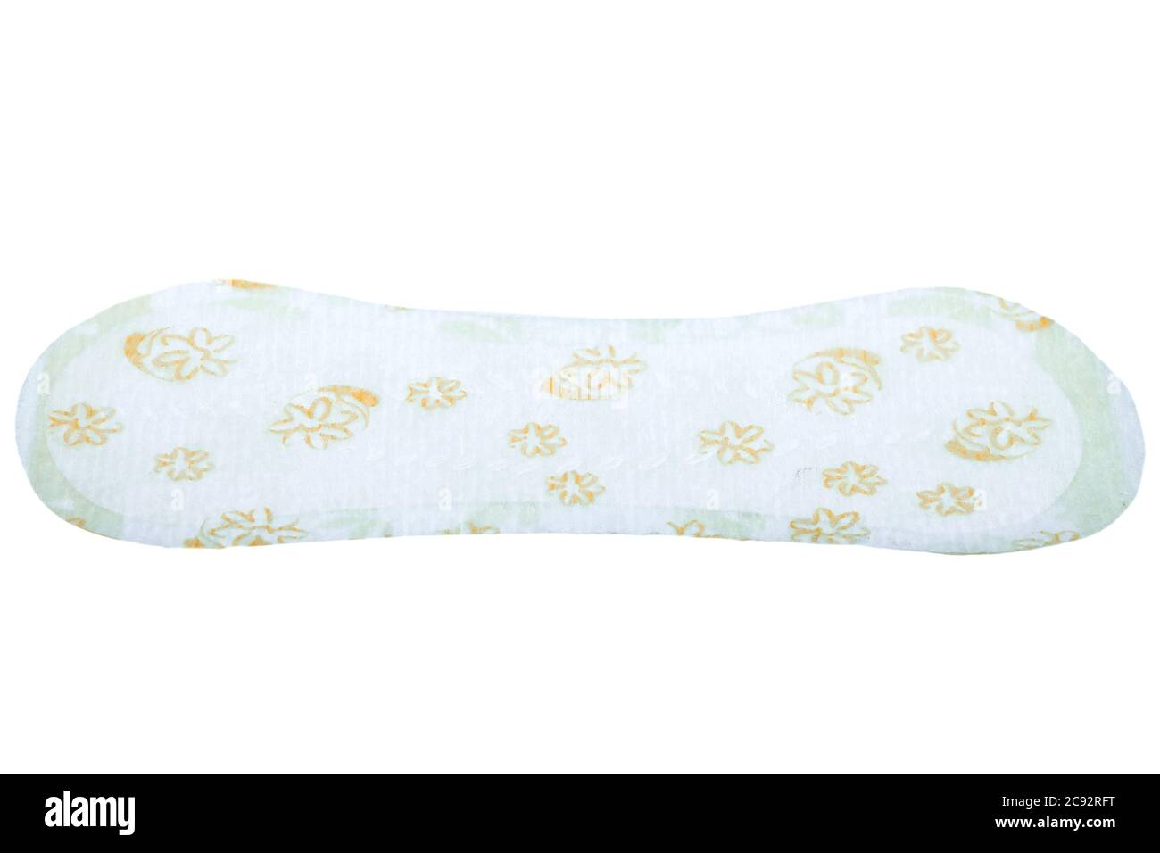 sanitary pad on a white background, woman hygiene protection Stock ...