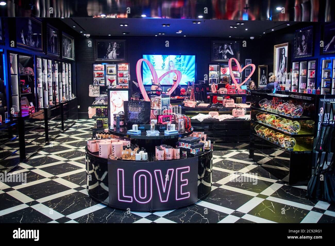 Branch of Victoria's Secret lingerie shop in the airside terminal of ...