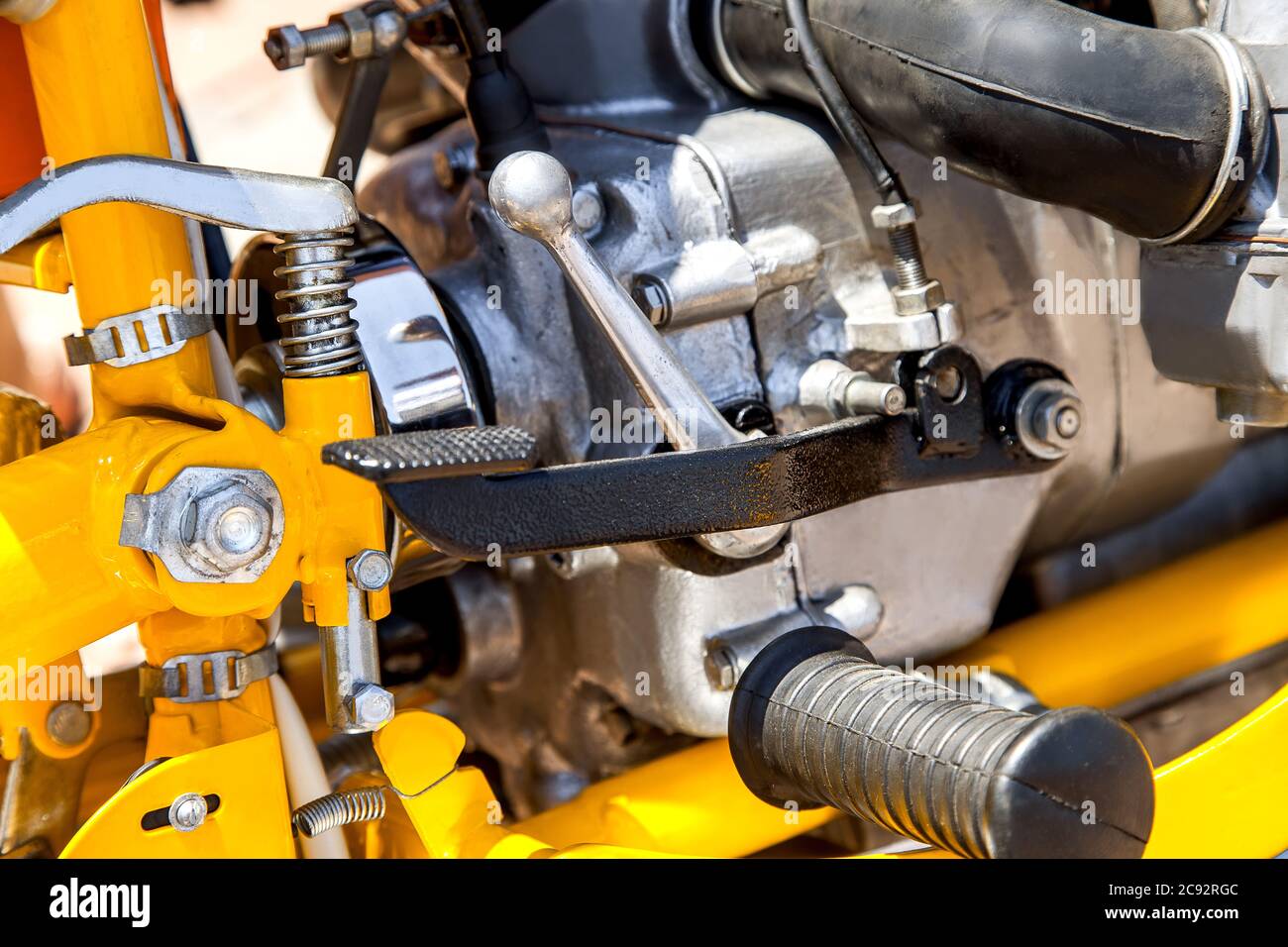 Brake pedal motorcycle hi-res stock photography and images - Alamy