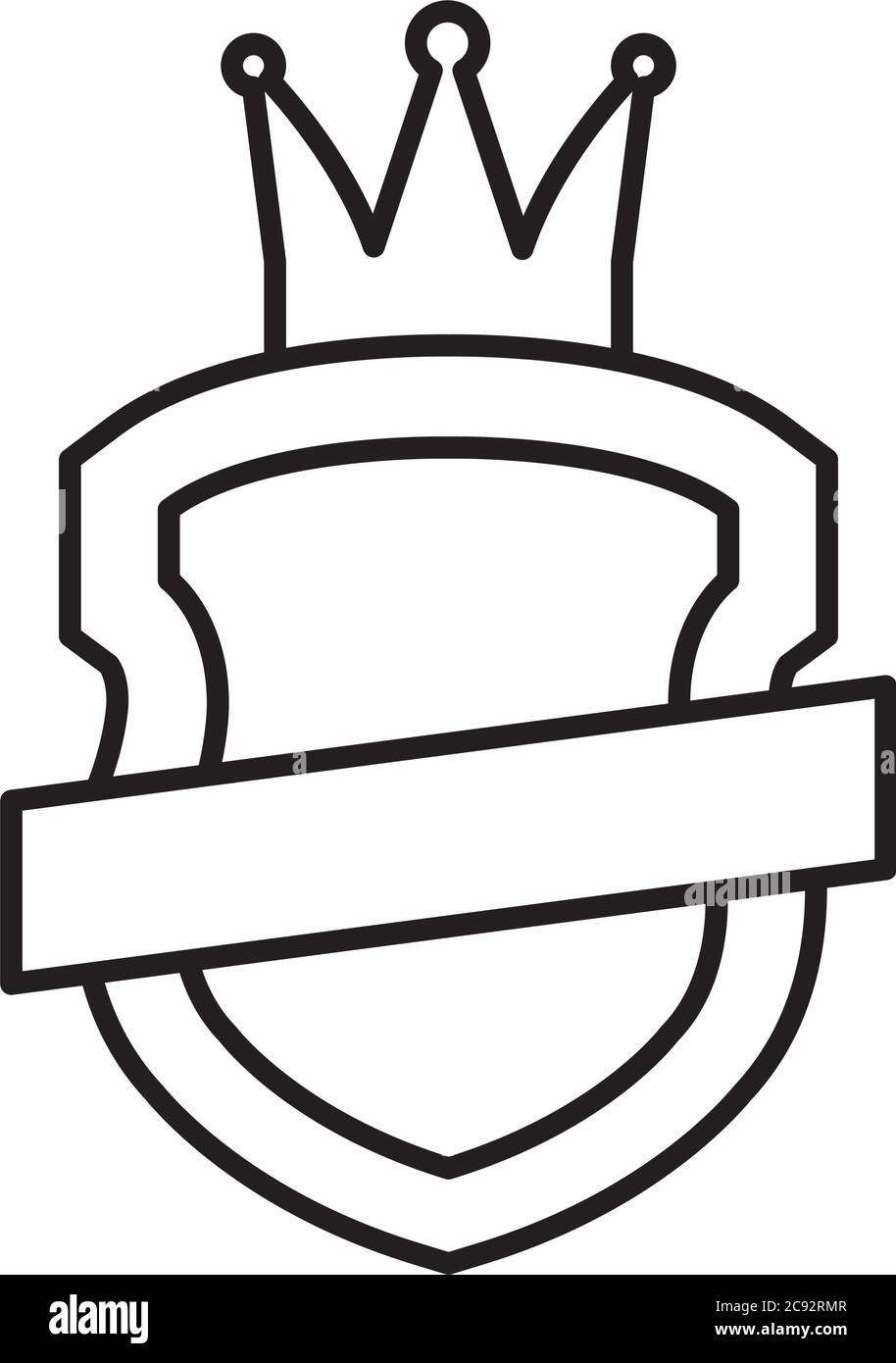 Shield With Crown High Resolution Stock Photography and Images - Alamy