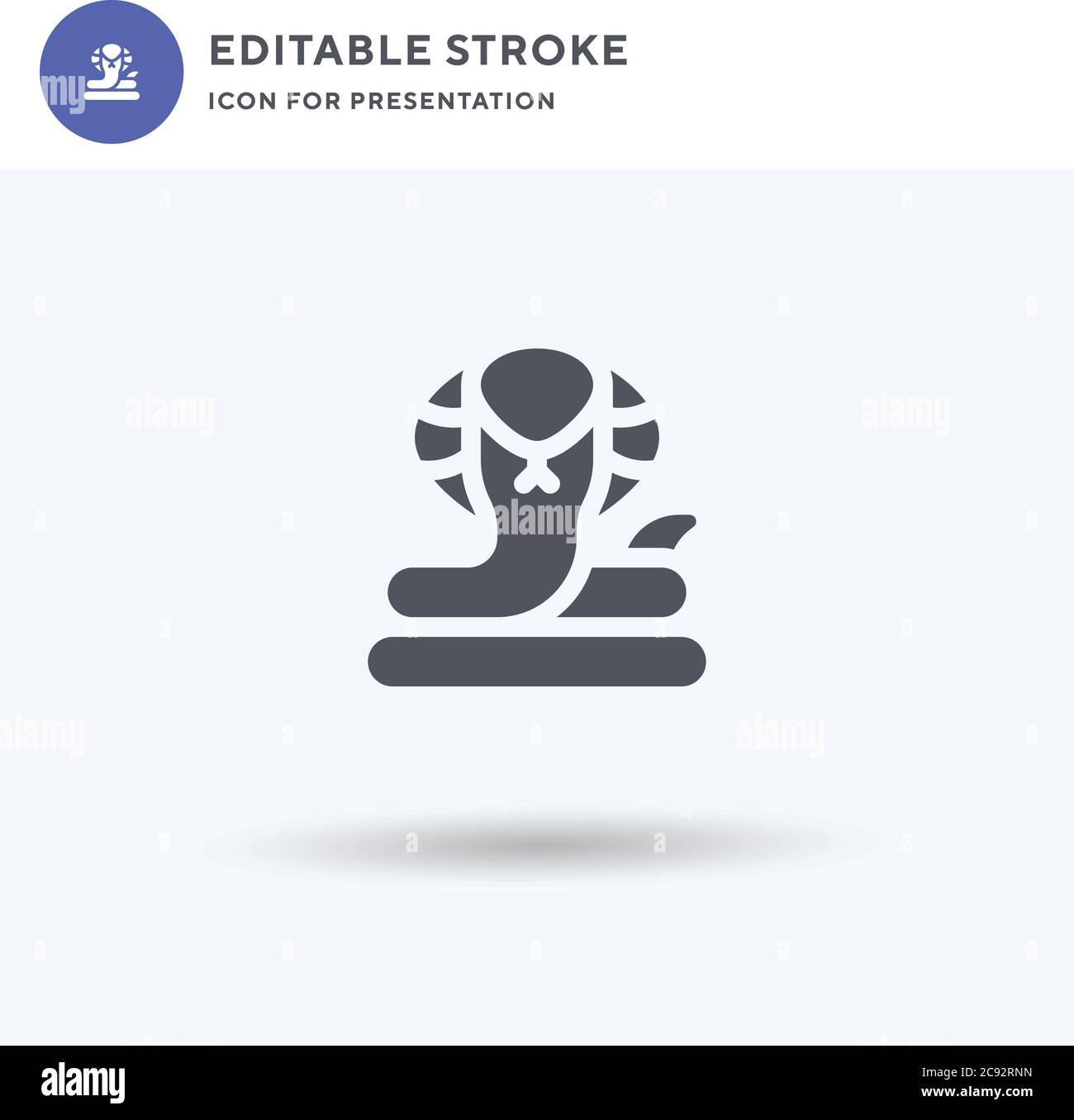 Cobra head shape Stock Vector Images - Alamy