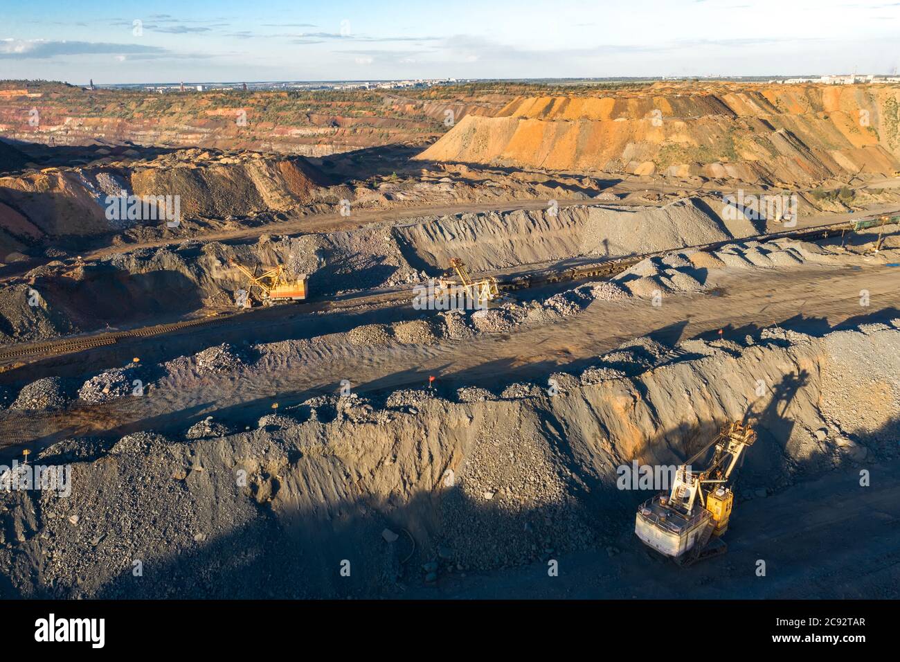 Diggers and locomotives hi-res stock photography and images - Alamy