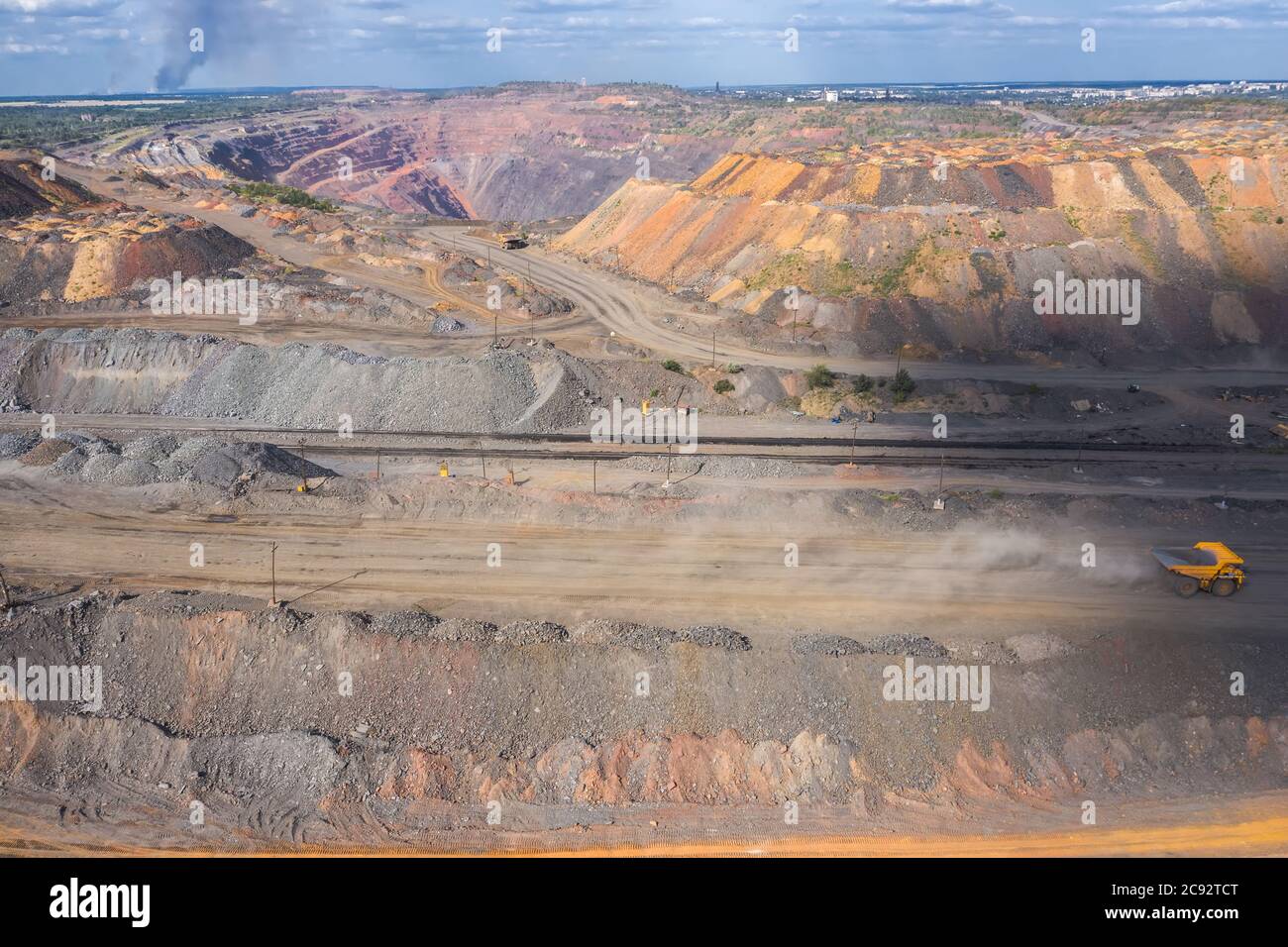 Bulldozer on train hi-res stock photography and images - Alamy