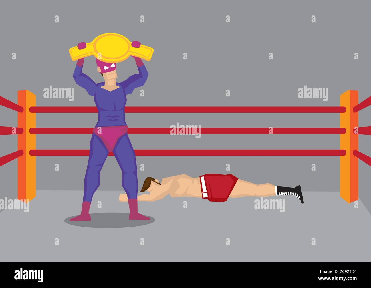 Wrestling Vector Vectors High Resolution Stock Photography and Images ...