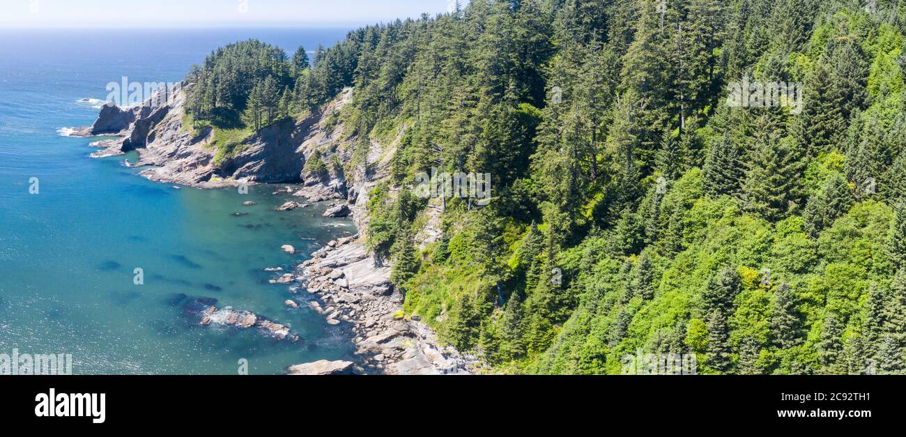 The cold water of the Pacific Ocean meets the rugged yet beautiful ...