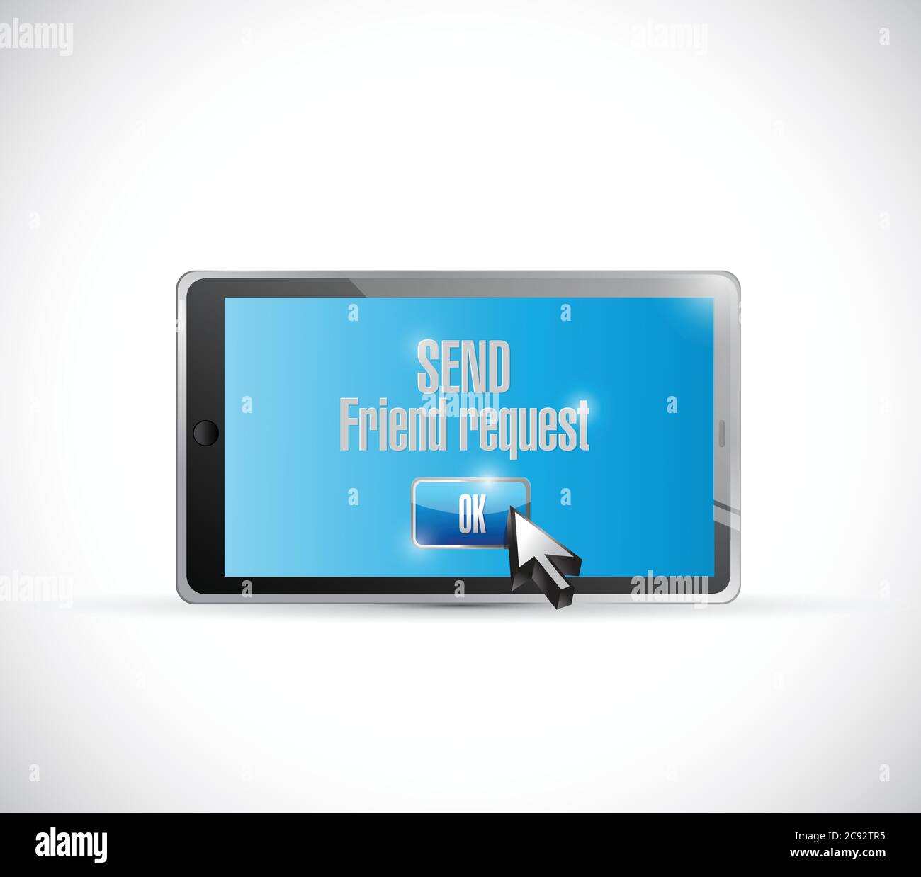 Friend request hi-res stock photography and images - Alamy