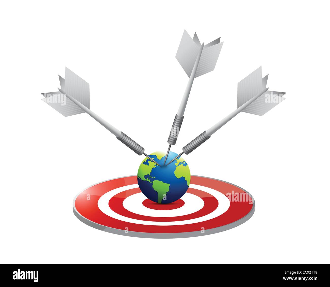 Shooting map Stock Vector Images - Alamy