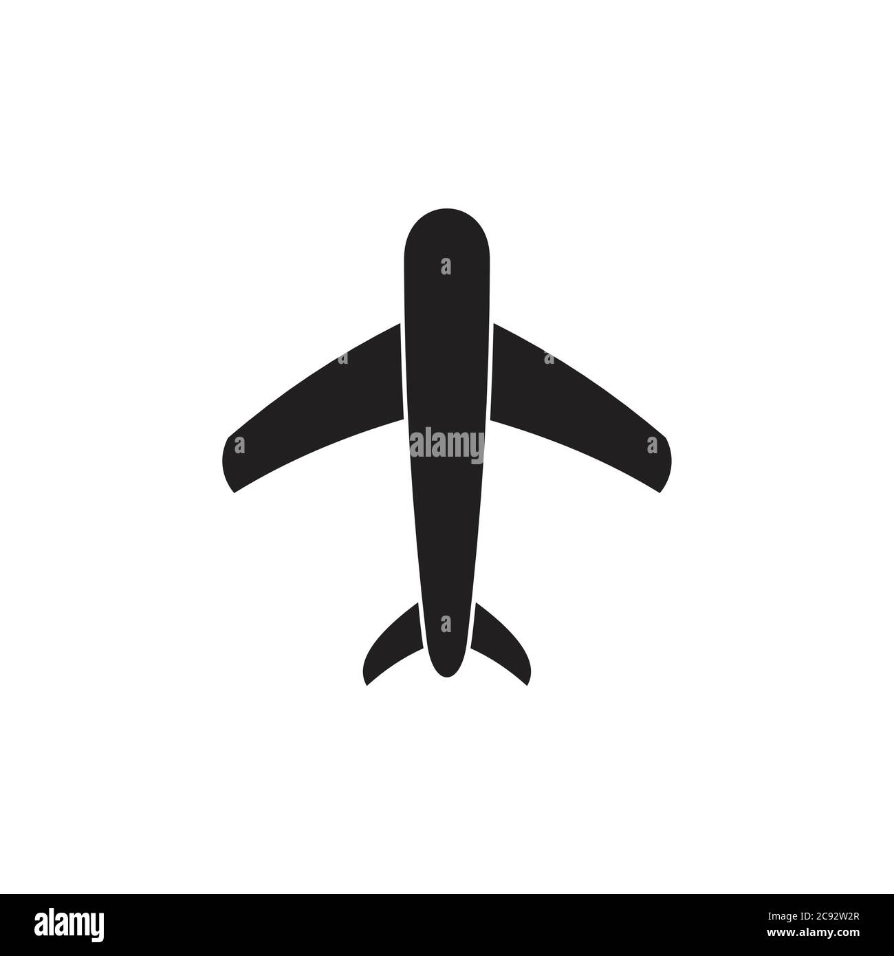 simple cute airplane symbol icon vector Stock Vector Image & Art - Alamy