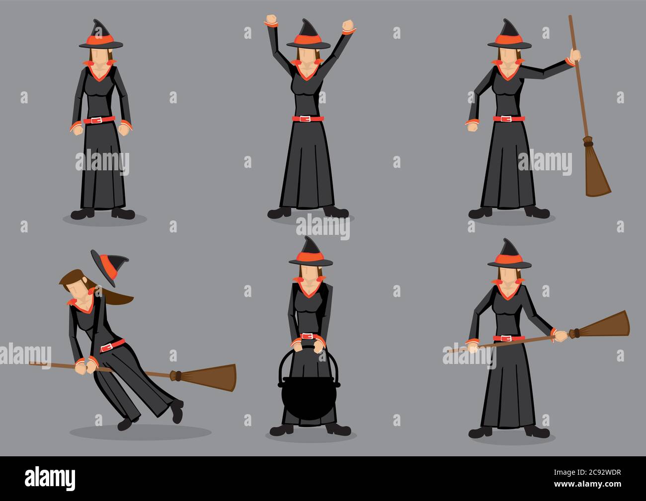 Wearing black robe Stock Vector Images - Alamy