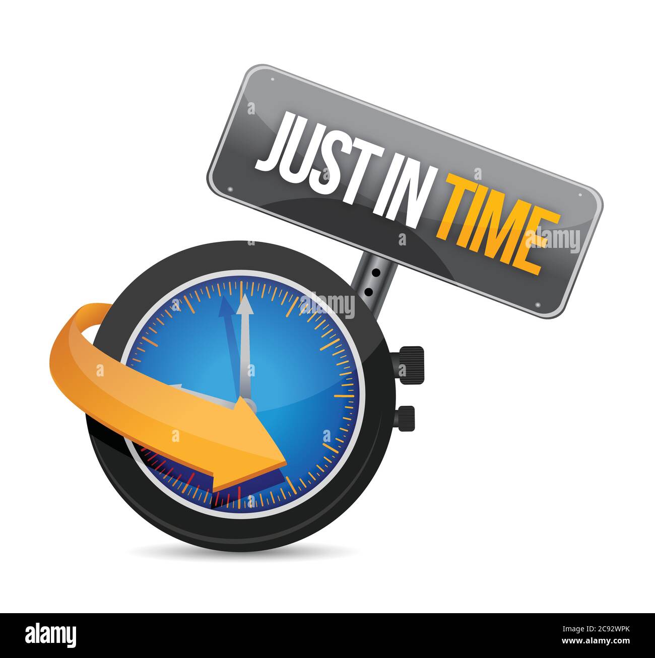 Just in time photo Stock Vector Images - Alamy