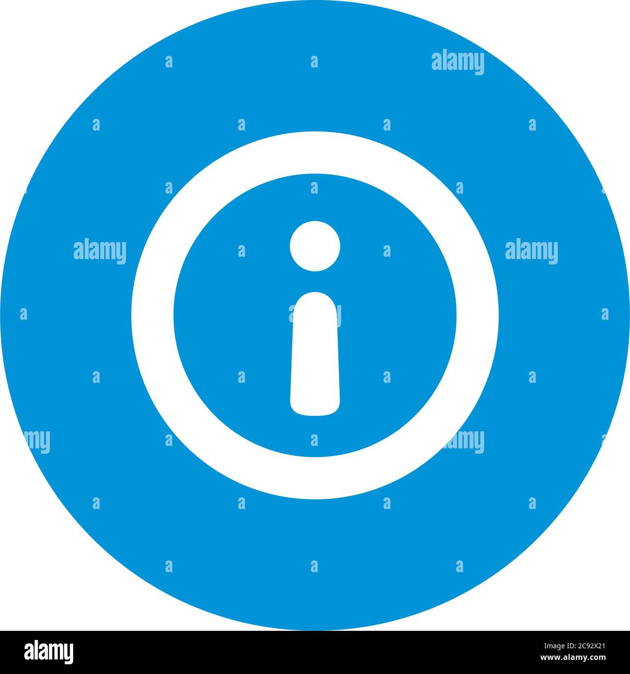 information symbol icon over white background, block style, vector ...