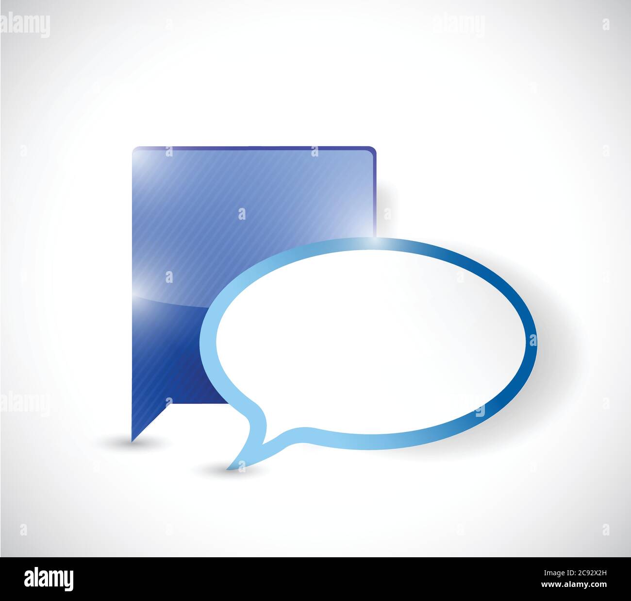 Communication concept illustration design over a white background Stock ...