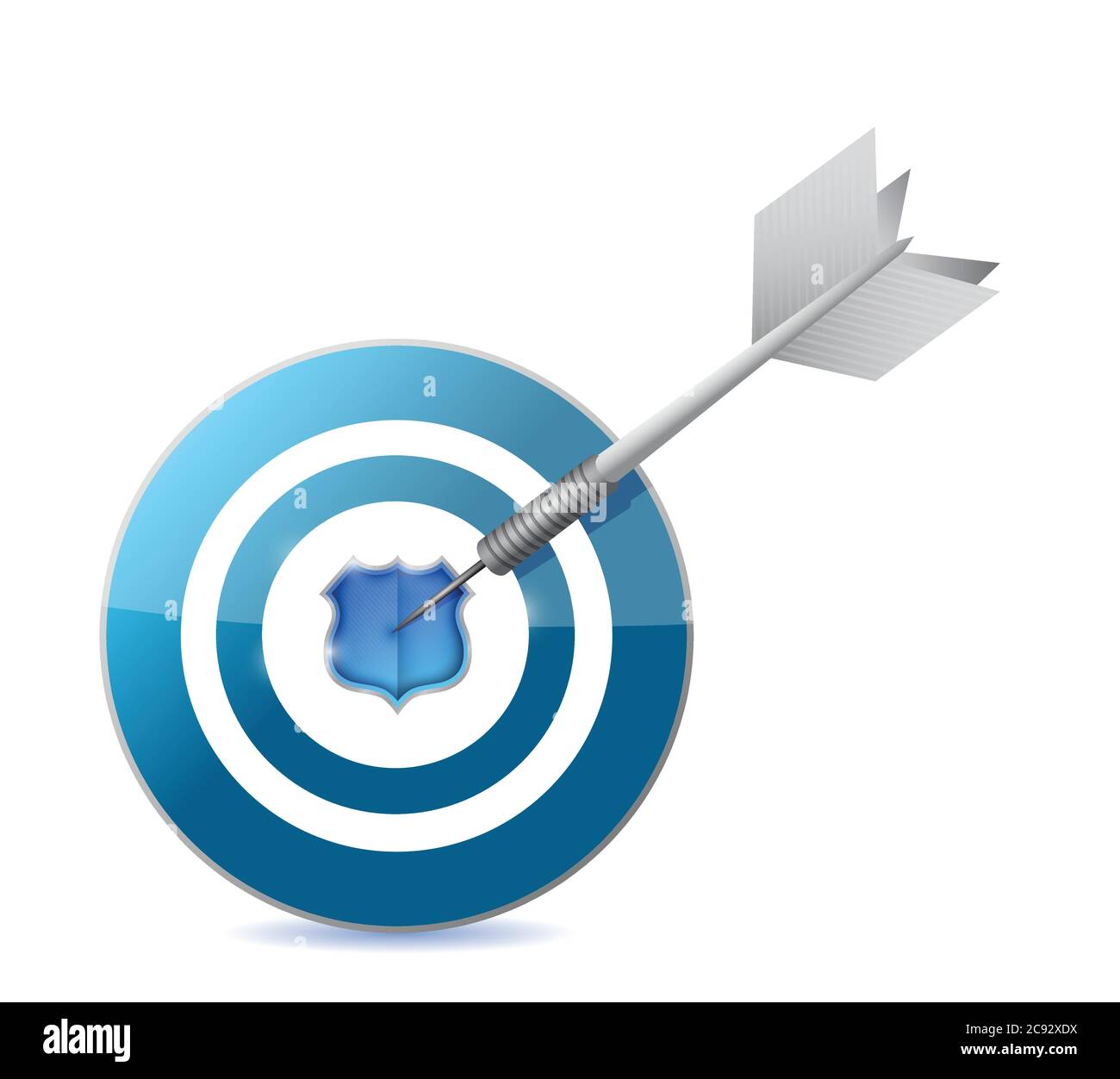 Target shield Stock Vector Images - Alamy