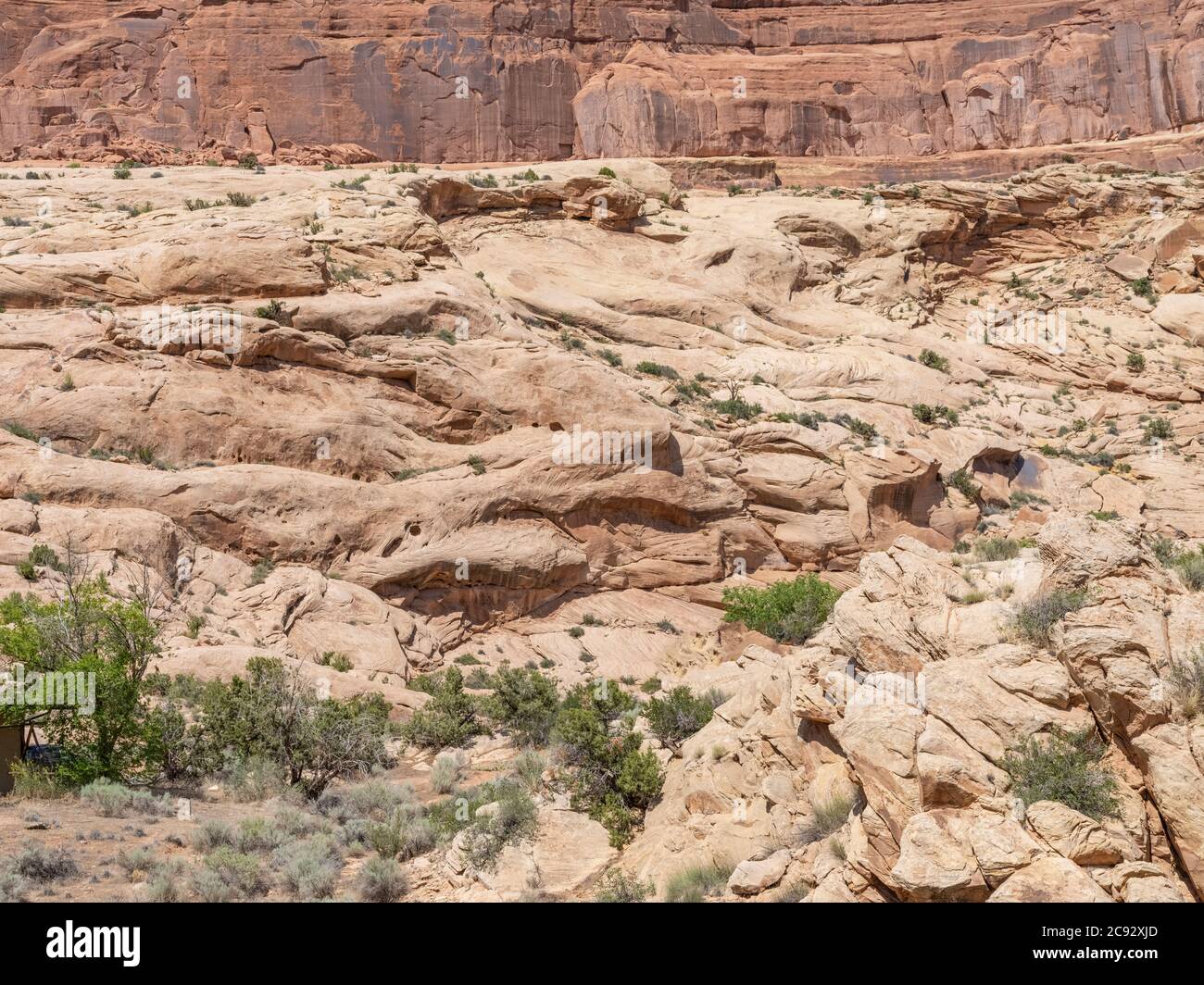 Rock formations in Utah desert, USA Stock Photo - Alamy