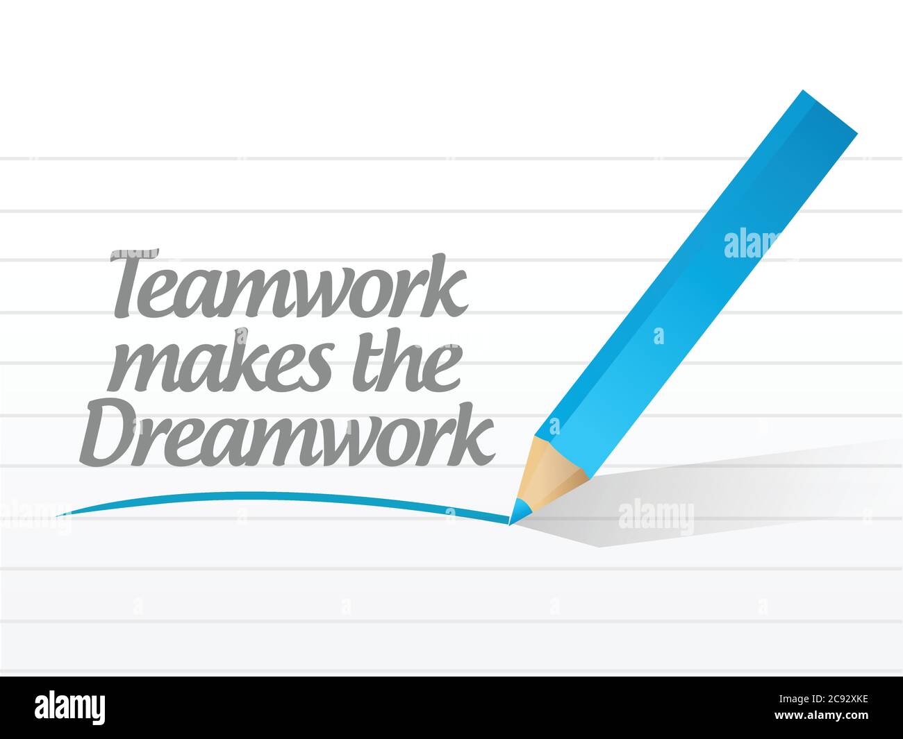Teamwork Makes The Dreamwork High Resolution Stock Photography and ...