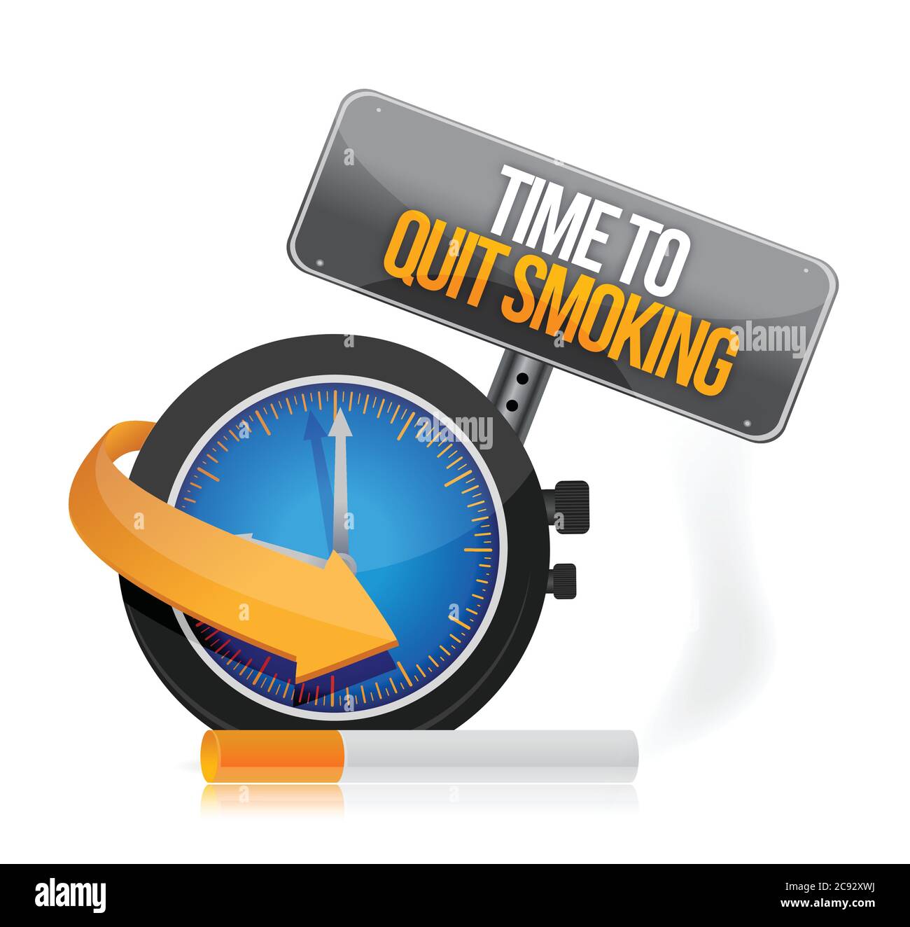Day time smoking Stock Vector Images - Alamy