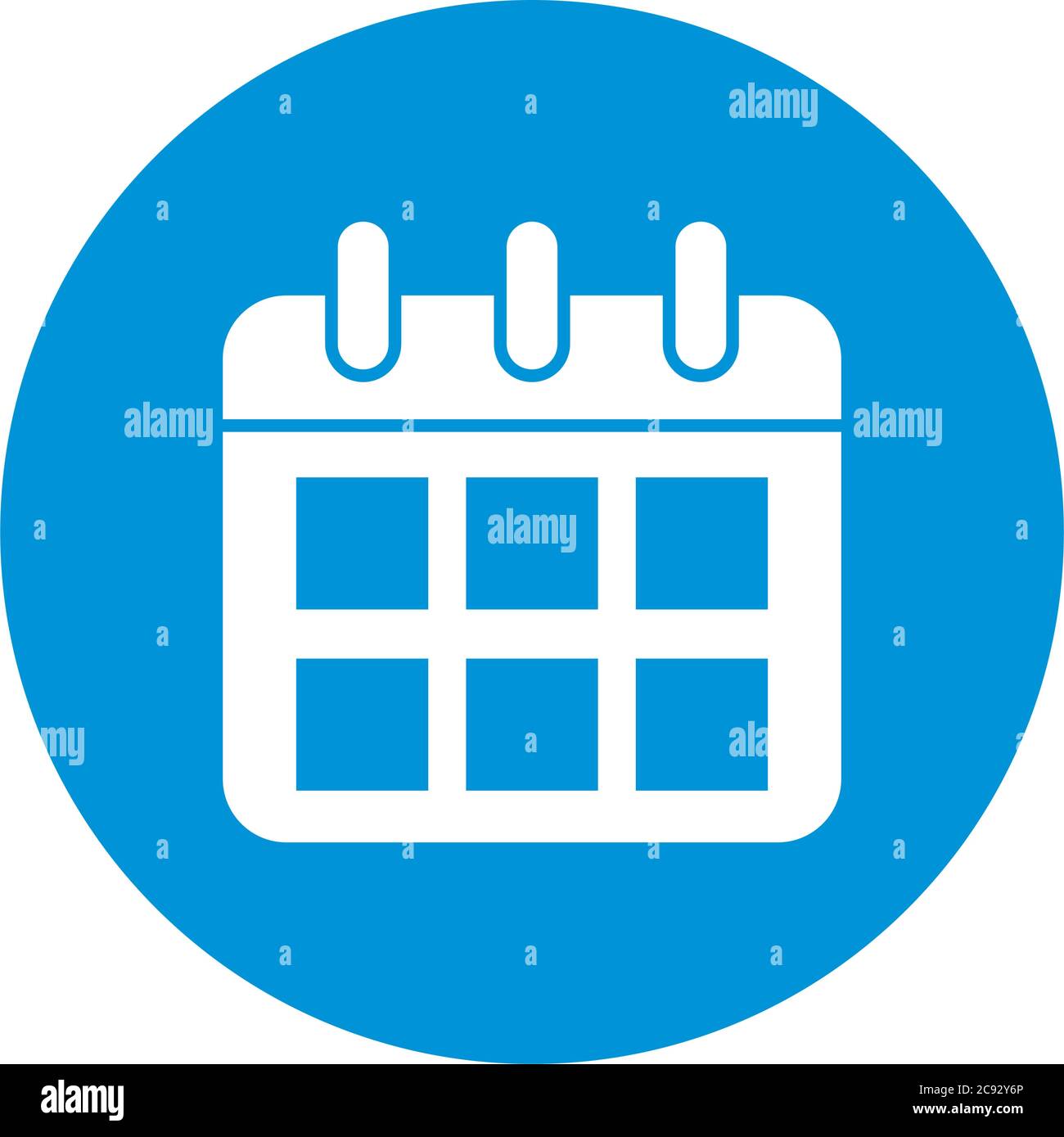 calendar planner icon over white background, block style, vector ...