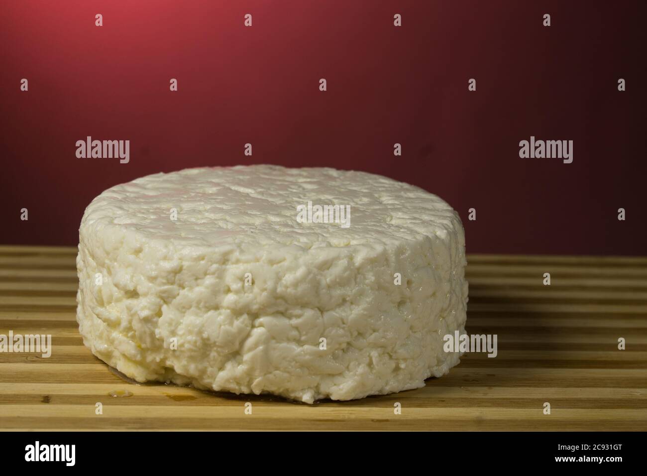 Italian soft cheese made from cow's milk Stock Photo - Alamy