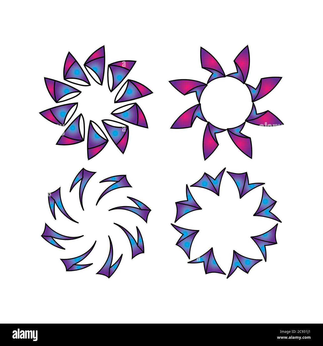 Abstract circle logo template. Planet vector design. Technology orbit ...