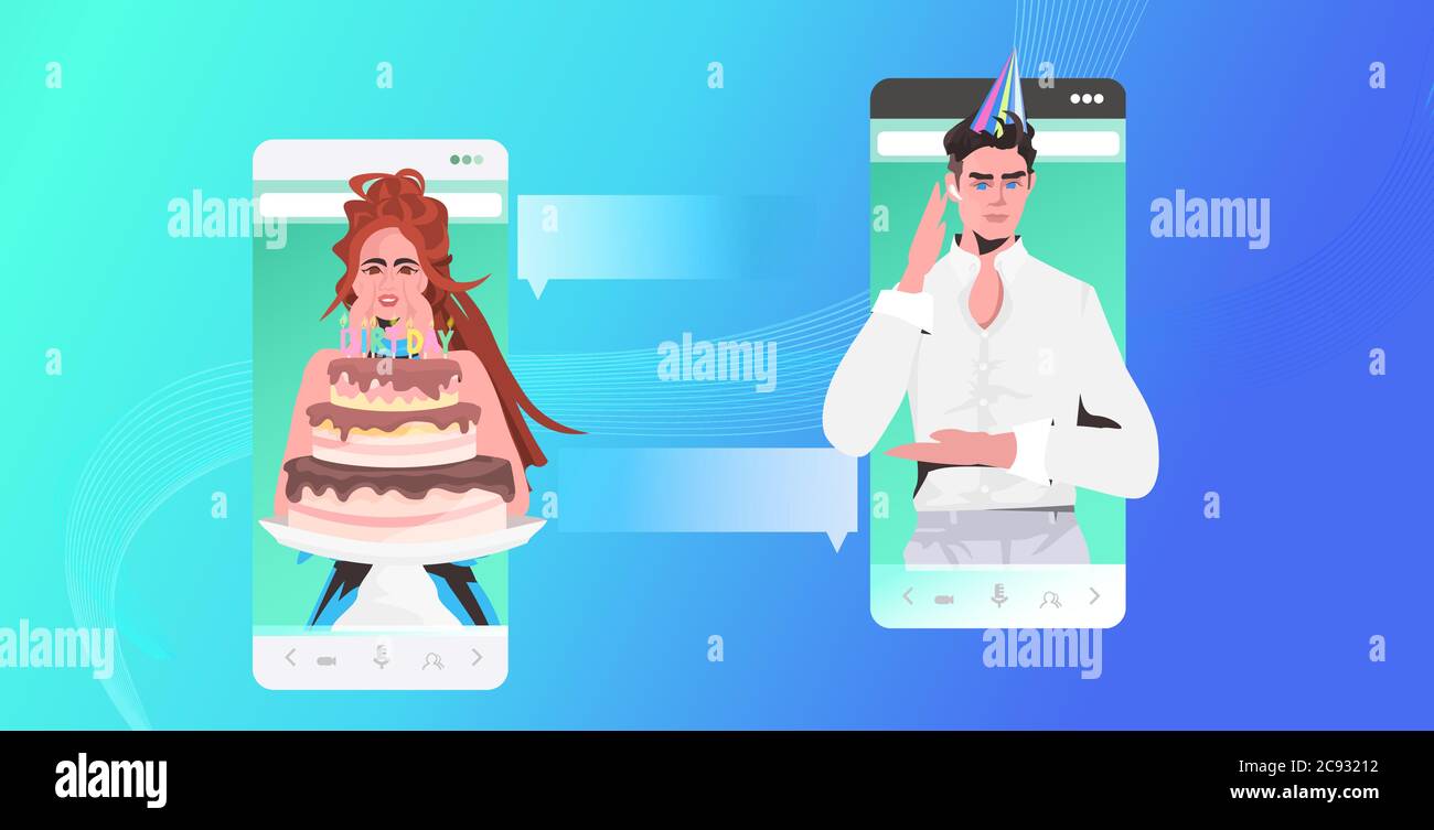 In fun video man woman Stock Vector Images - Alamy