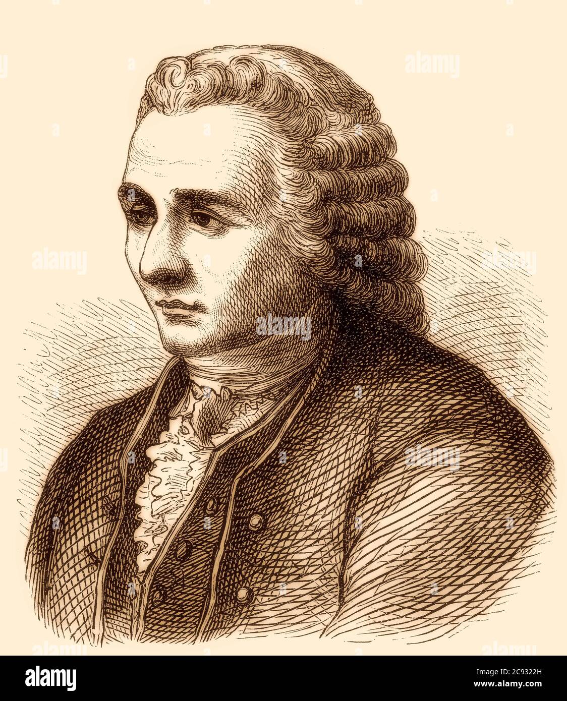 Jean-Jacques Rousseau, 1712 – 1778, a Genevan philosopher, writer and ...