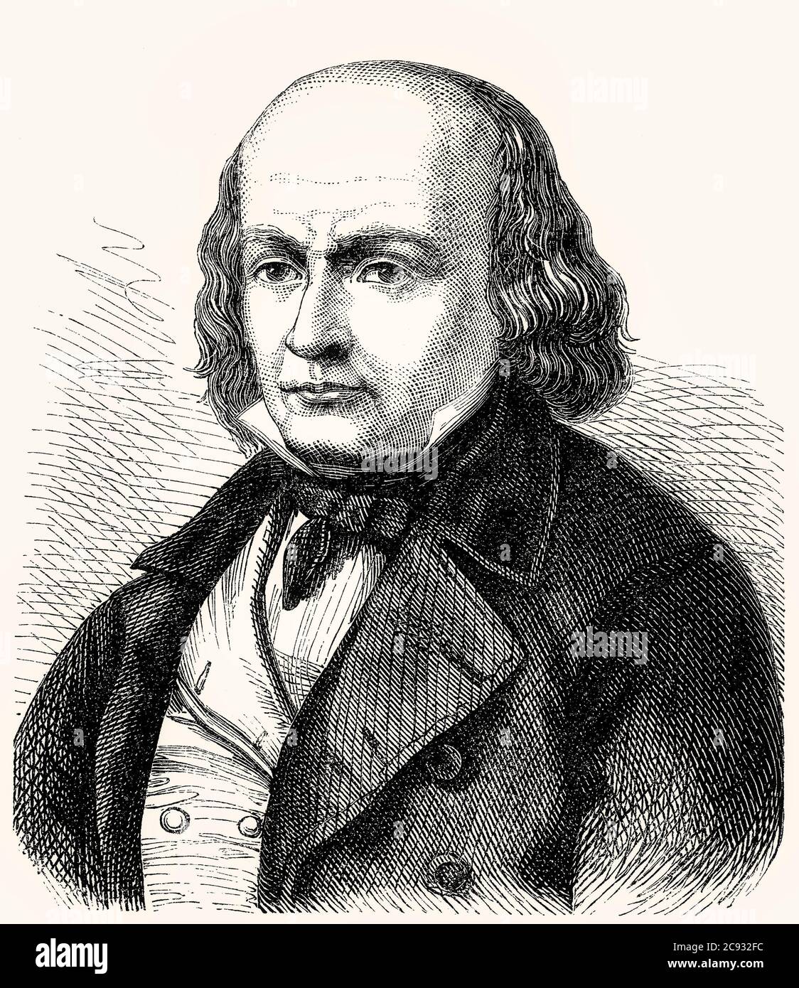 Pierre-Jean de Béranger, 1780 - 1857, a French poet and chansonnier ...