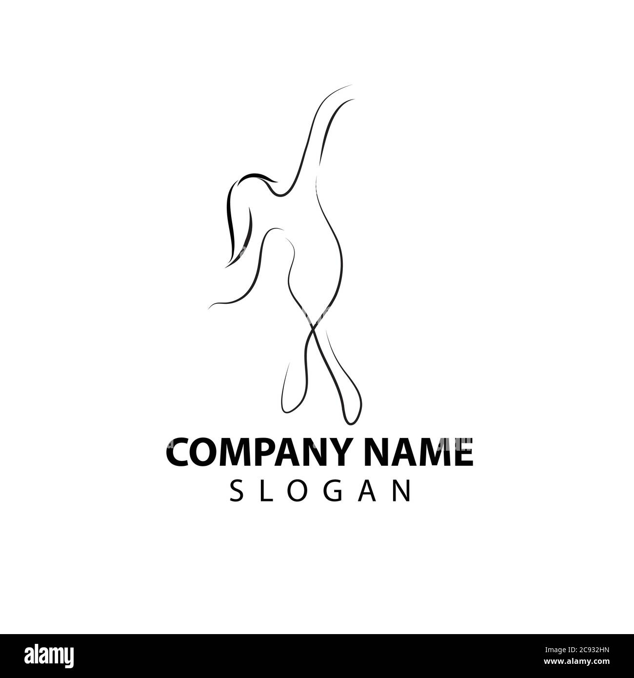 Dancers illustration. Dancing people logo set. Tango. Vector collection ...