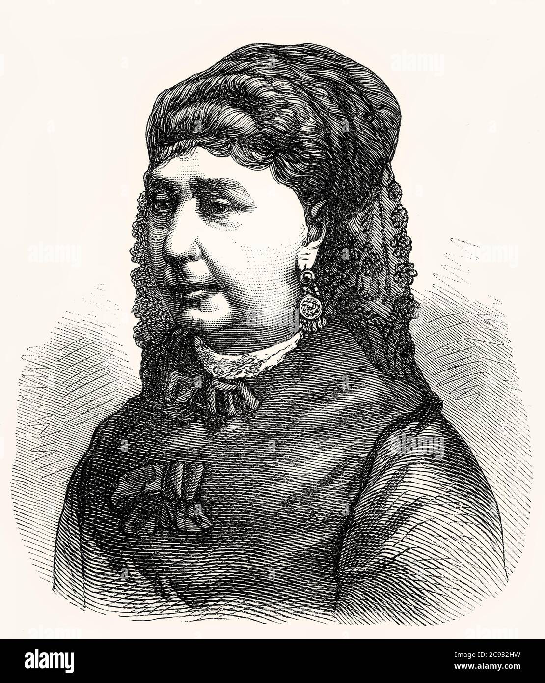 Portrait of george sand 1804 1876 hi-res stock photography and images ...
