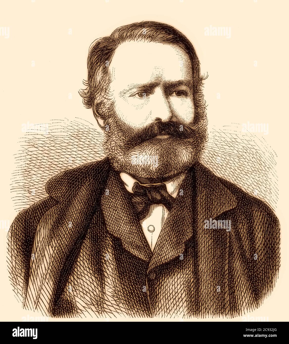 Victor Marie Hugo, 1802 – 1885, a French poet, novelist, and dramatist Stock Photo - Alamy