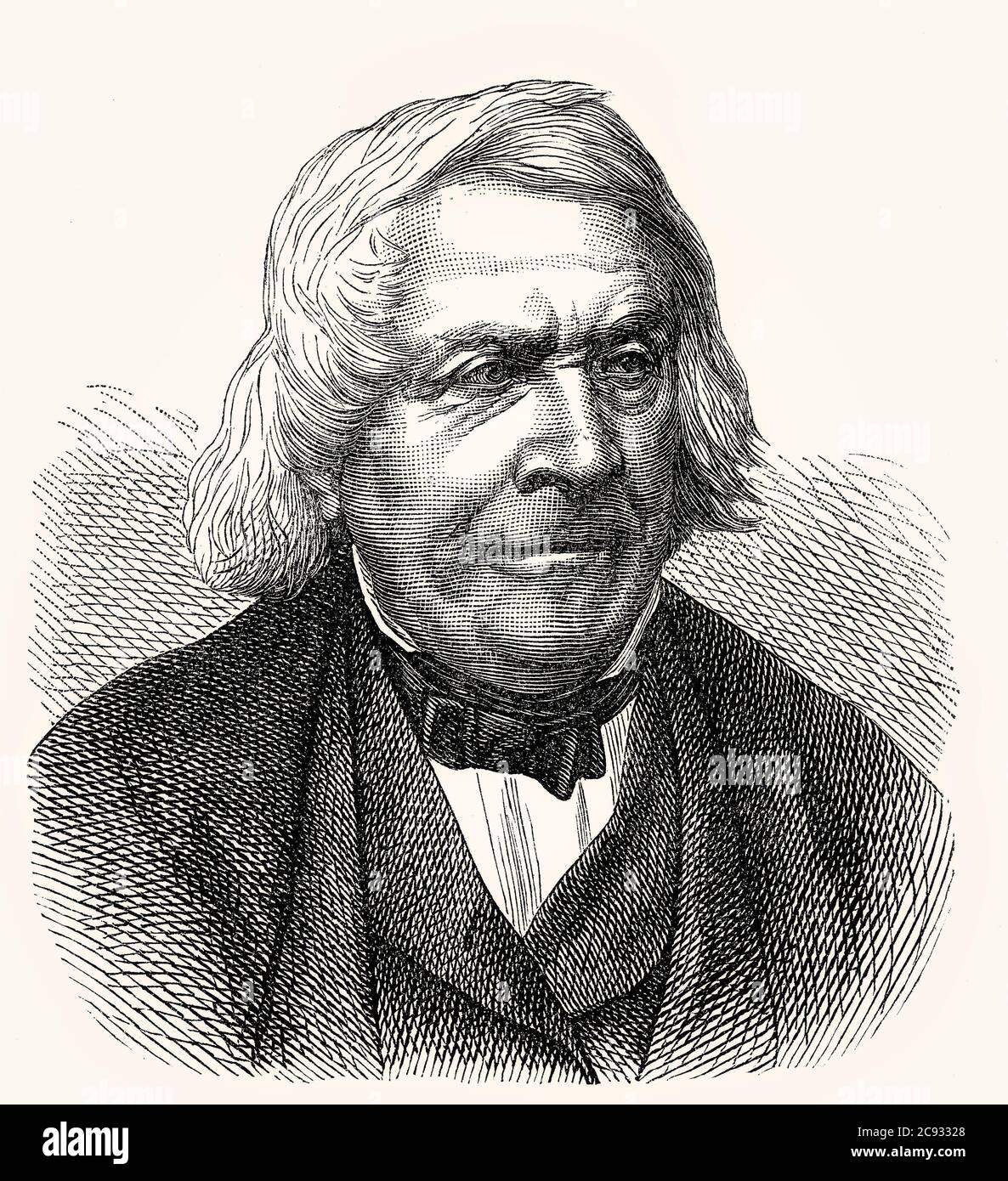 Jules Michelet, 1798 – 1874, a French historian Stock Photo - Alamy