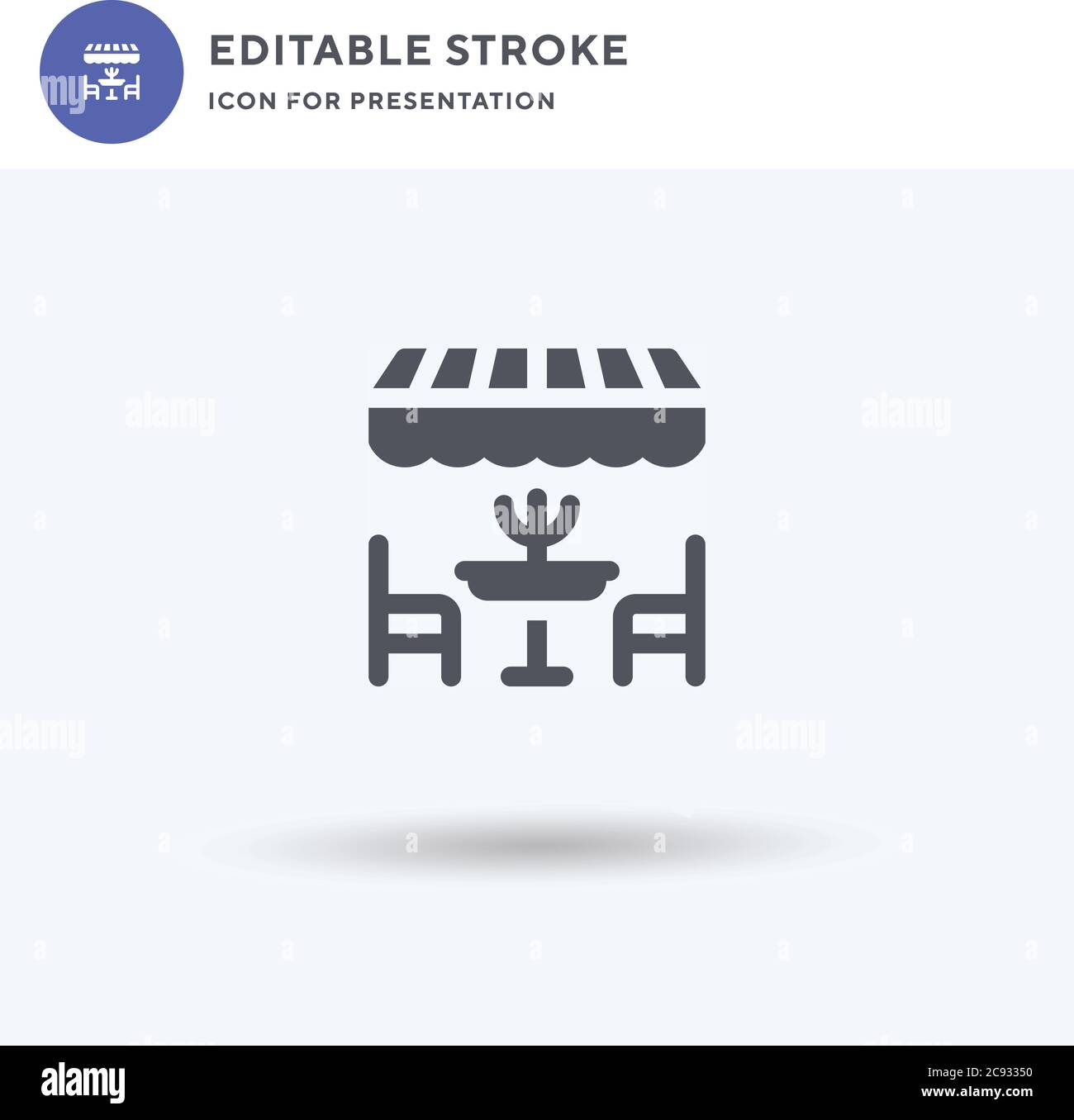 Dinner icon vector, filled flat sign, solid pictogram isolated on white ...