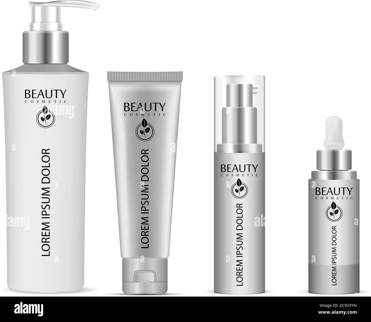 Container cream aroma bath Stock Vector Images - Alamy