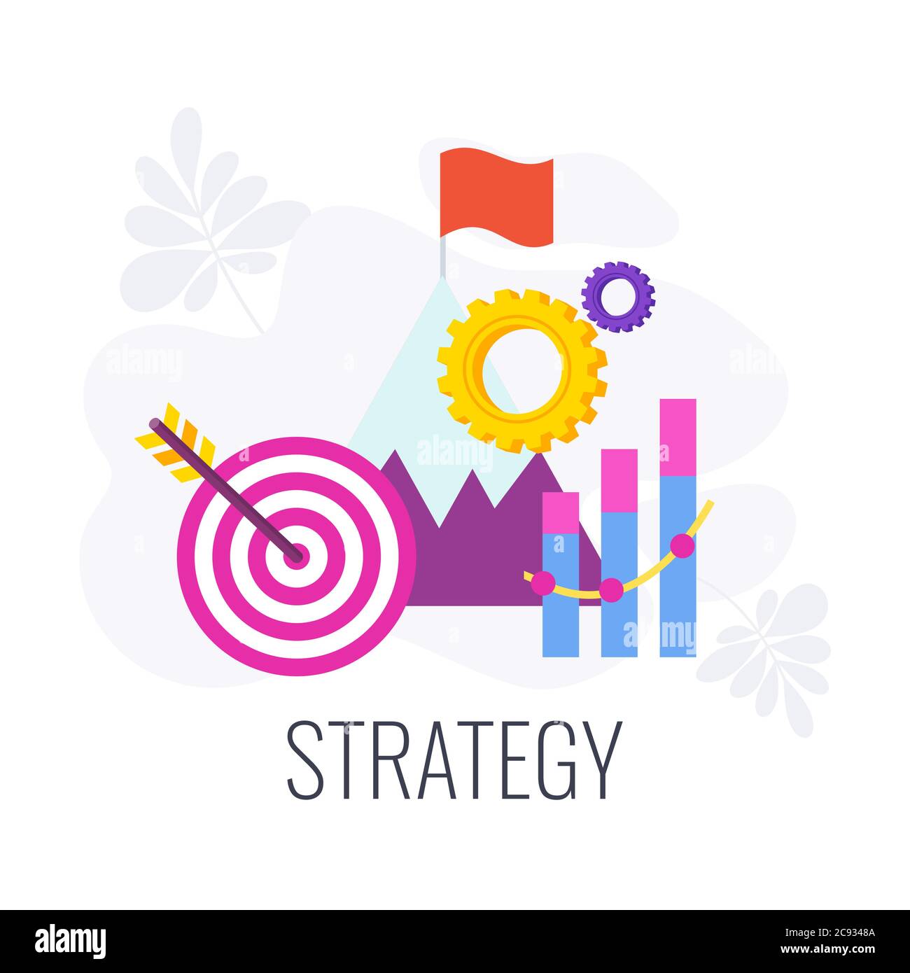 Growing trend Stock Vector Images - Alamy