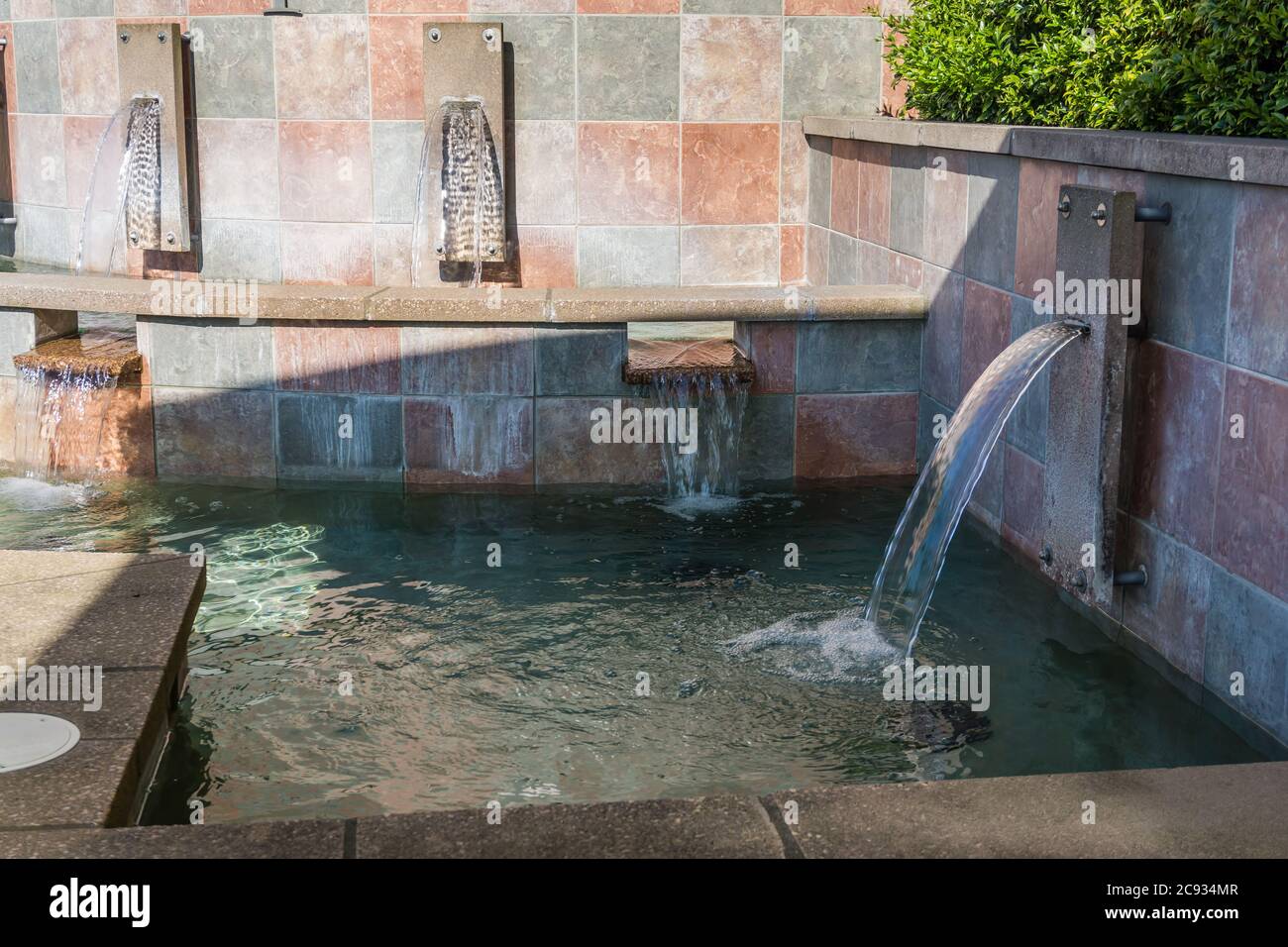 Multiple fountain outlets hi-res stock photography and images - Alamy