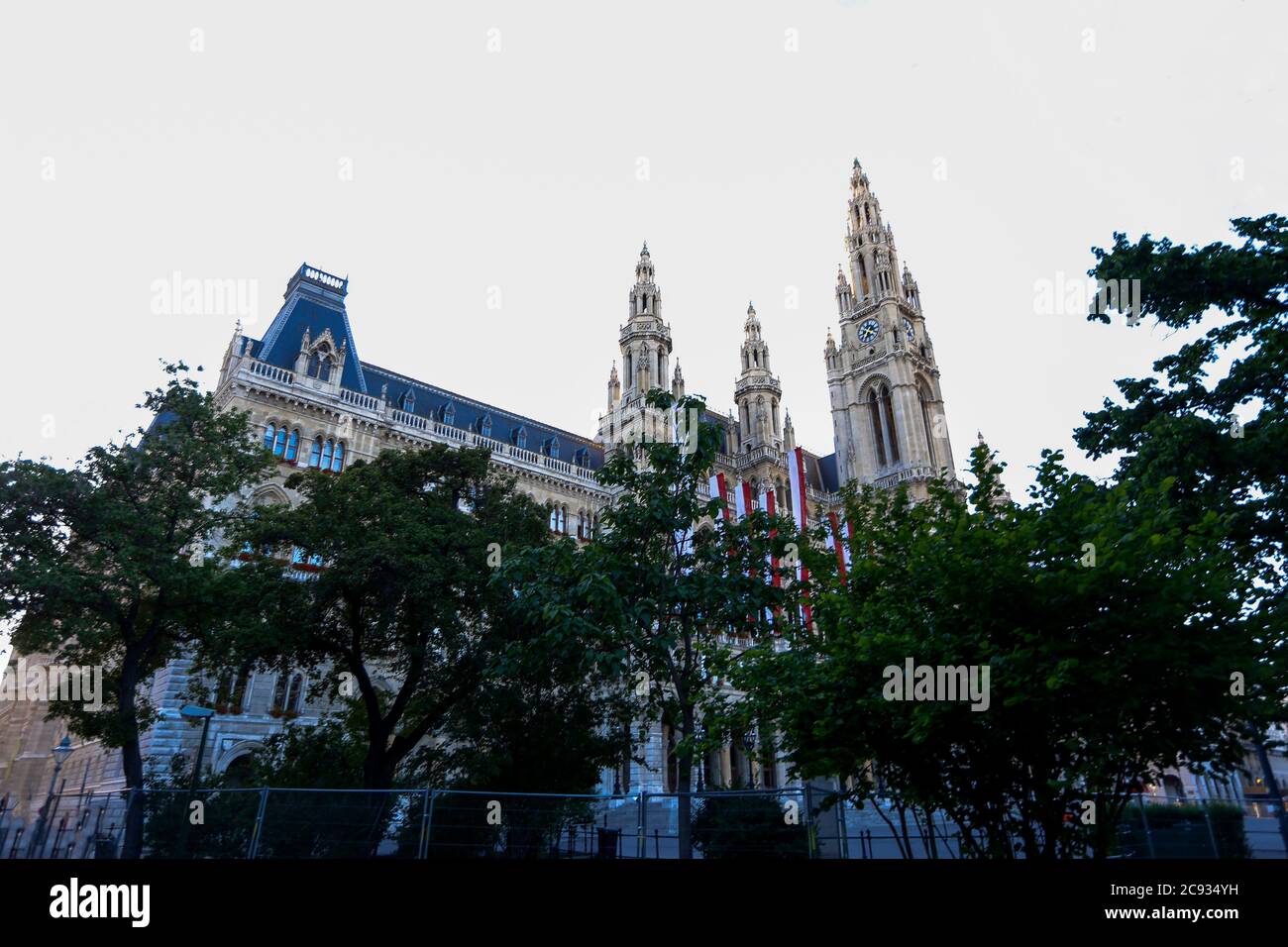 The Wiener Rathaus Vienna City Hall, Austria Stock Photo - Alamy