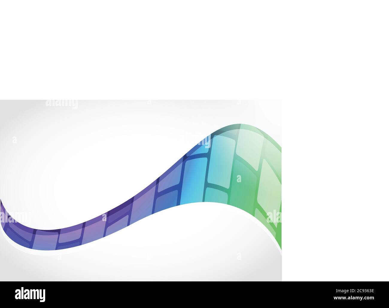 Multicolor tech wave illustration design over a white background Stock ...