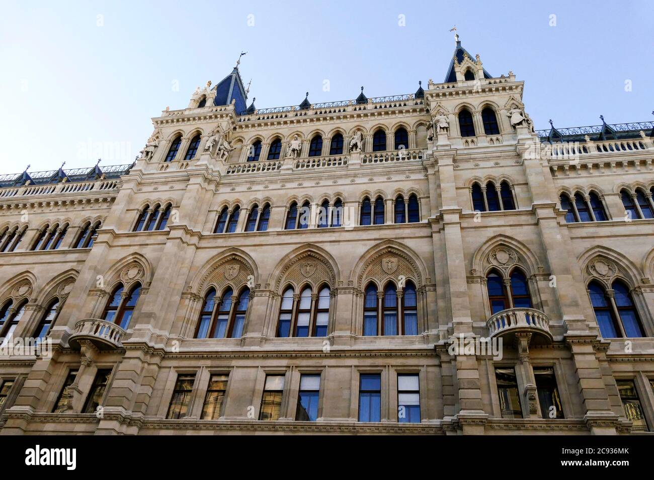 facade of Wiener Rathaus Vienna City Hall, Austria Stock Photo - Alamy