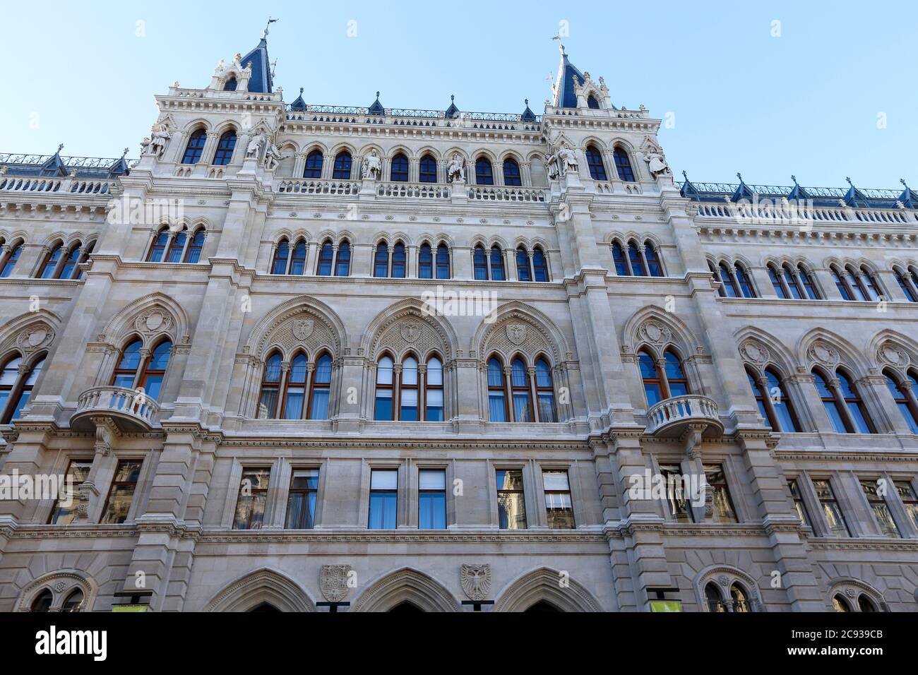 The Wiener Rathaus Vienna City Hall, Austria Stock Photo - Alamy