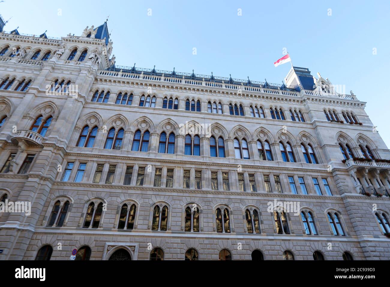 The Wiener Rathaus Vienna City Hall, Austria Stock Photo - Alamy