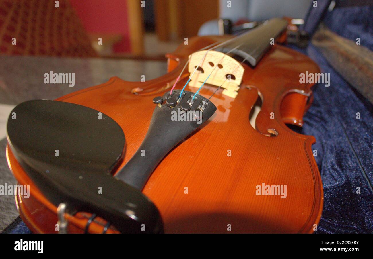 The art of violin, the prince of musical instruments Stock Photo - Alamy
