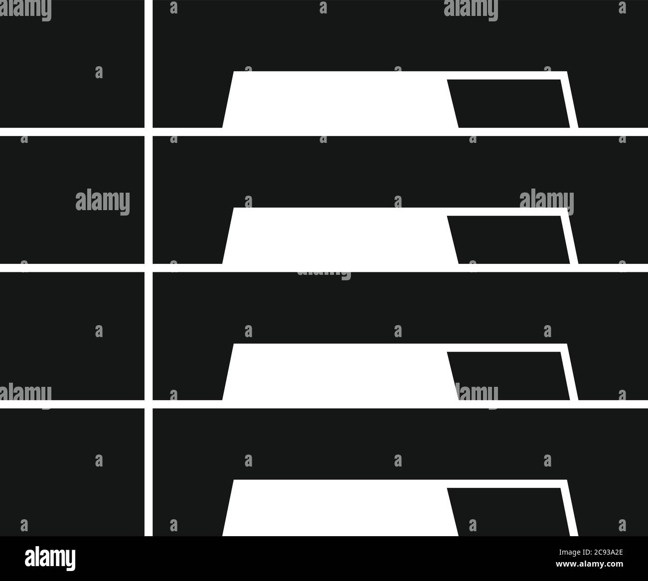Concrete blocks icon. Simple illustration of concrete blocks vector ...