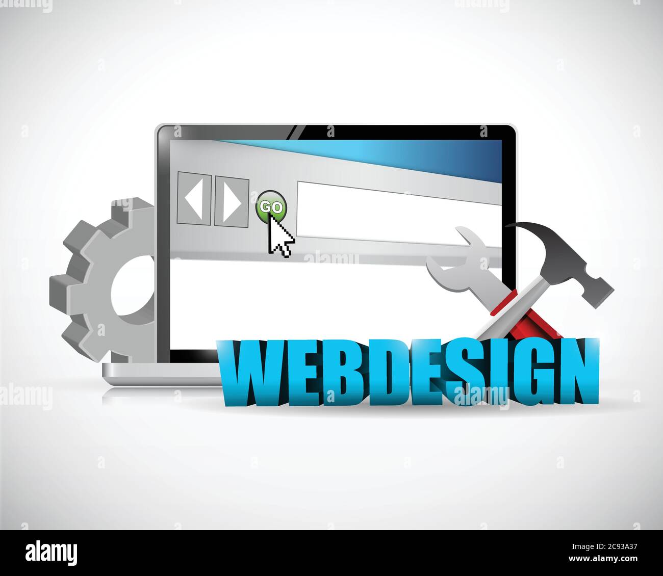 Illustration coding tools programming web Stock Vector Images - Alamy