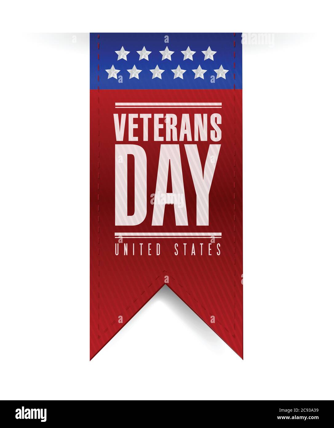 Veterans day banner illustration design over a white background Stock ...