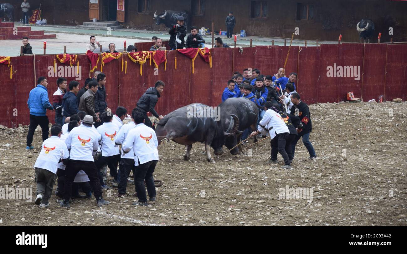 LEISHAN, GUIZHOU PROVINCE, CHINA – CIRCA DECEMBER 2017: Well known ...