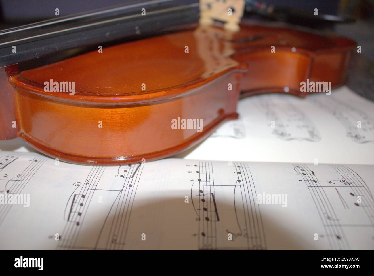 The art of violin, the prince of musical instruments Stock Photo - Alamy