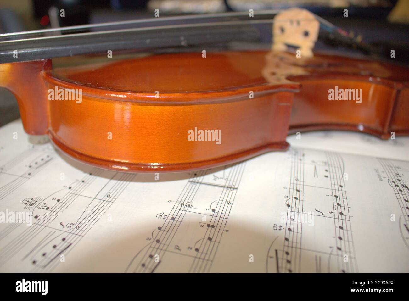 The art of violin, the prince of musical instruments Stock Photo - Alamy
