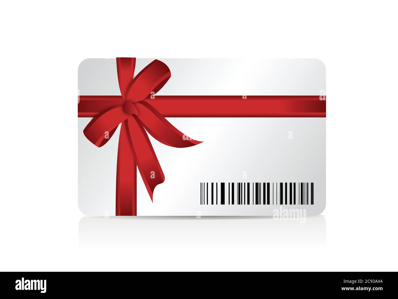 Gift cart and barcode illustration design over a white background Stock ...