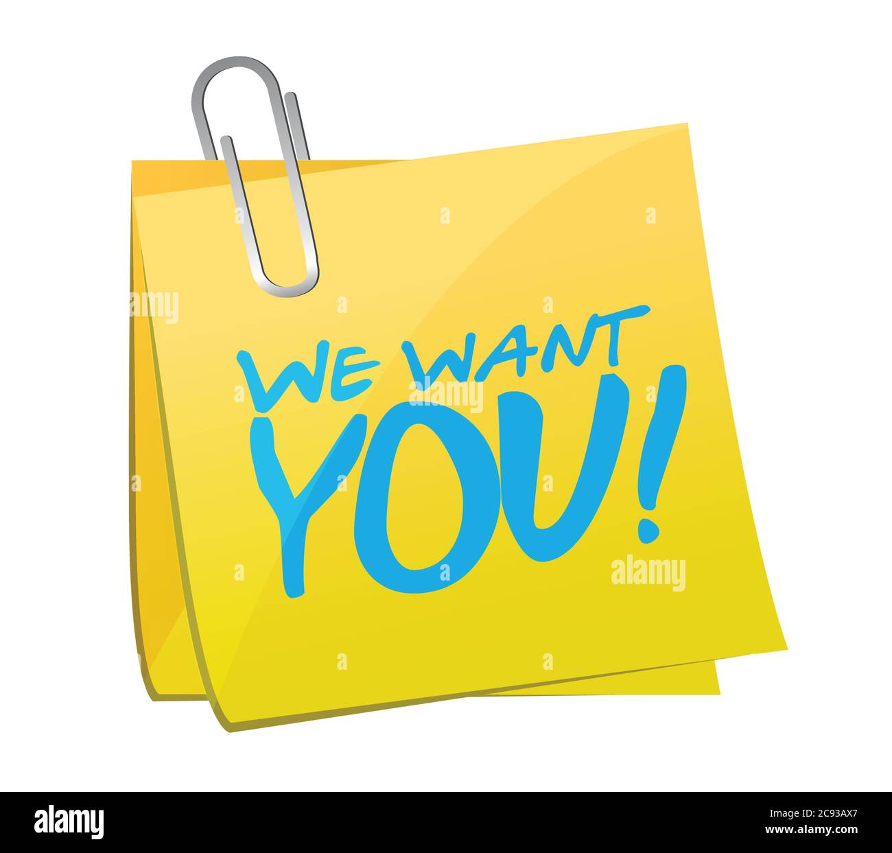 We want you post message illustration design over a white background ...