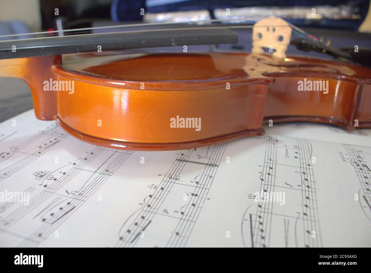 The art of violin, the prince of musical instruments Stock Photo - Alamy
